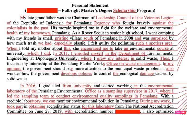 Jasa Proofread Dokumen Beasiswa – ENGLISH++